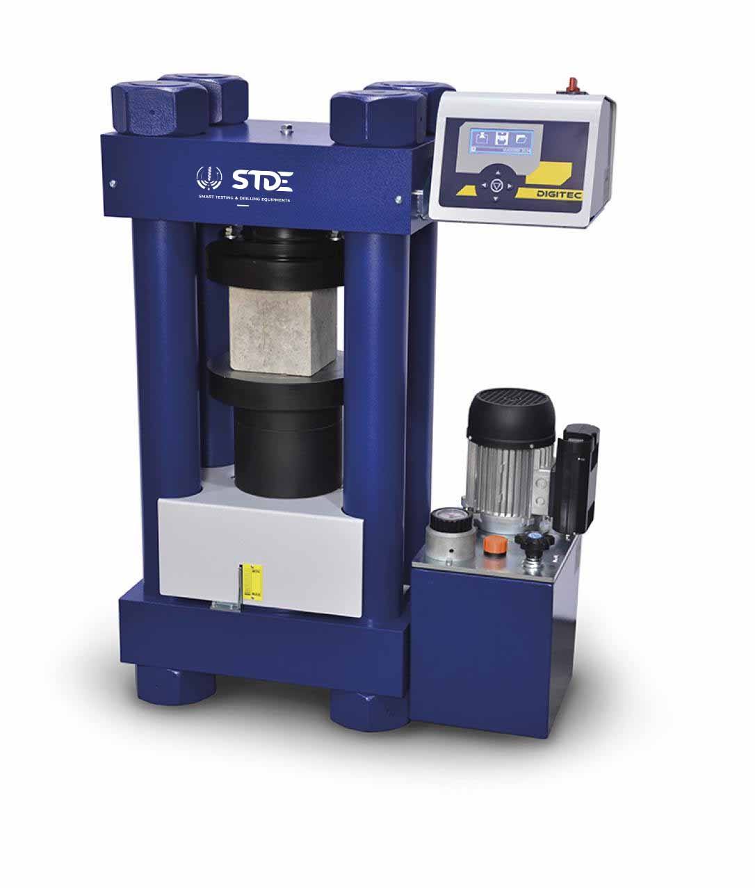 Machines de compression 2000 kN - Plateaux larges - STDE