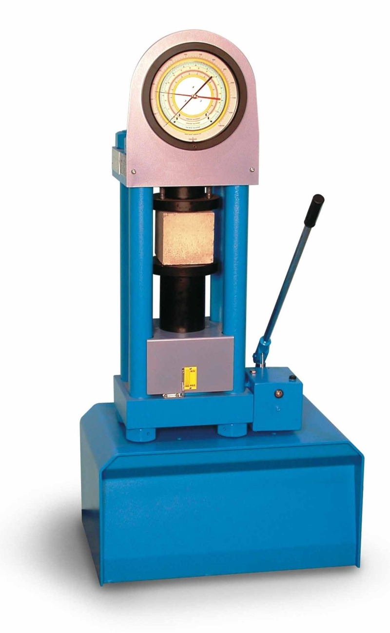 Machine de compression 1300 kN à commande manuelle 1 jauge